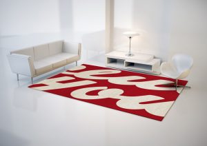 Typography + rugs = winning! - The Interiors Addict
