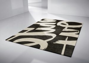 Typography + rugs = winning! - The Interiors Addict