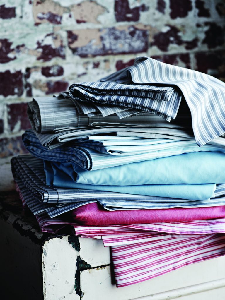 Simple is best: ticking stripe sheets from AURA - The Interiors Addict