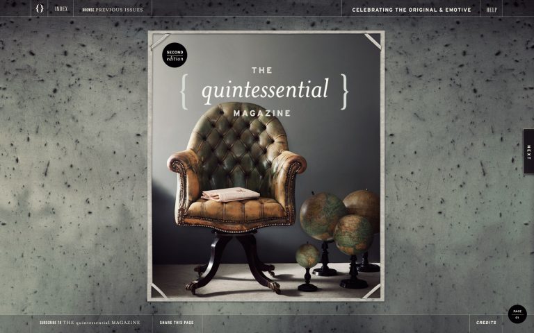 2nd issue of Quintessential Magazine with stylist Glen Proebstel - The ...