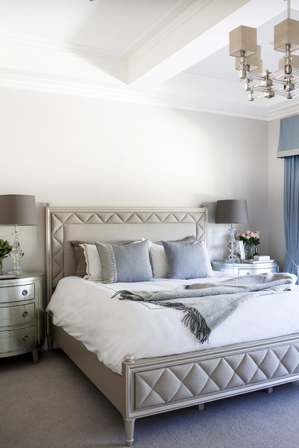 A classic American bedroom in the perfect pale blue palette by Highgate ...