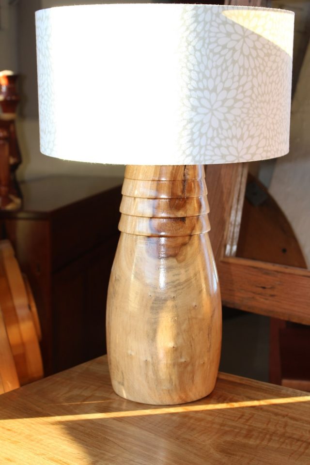 Hand turned timber lamps, made in Sydney - The Interiors Addict