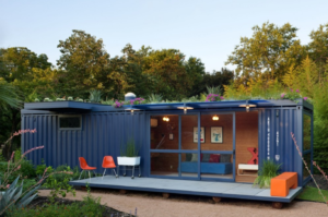 Need extra room? Rent a backyard shipping container! - The Interiors Addict