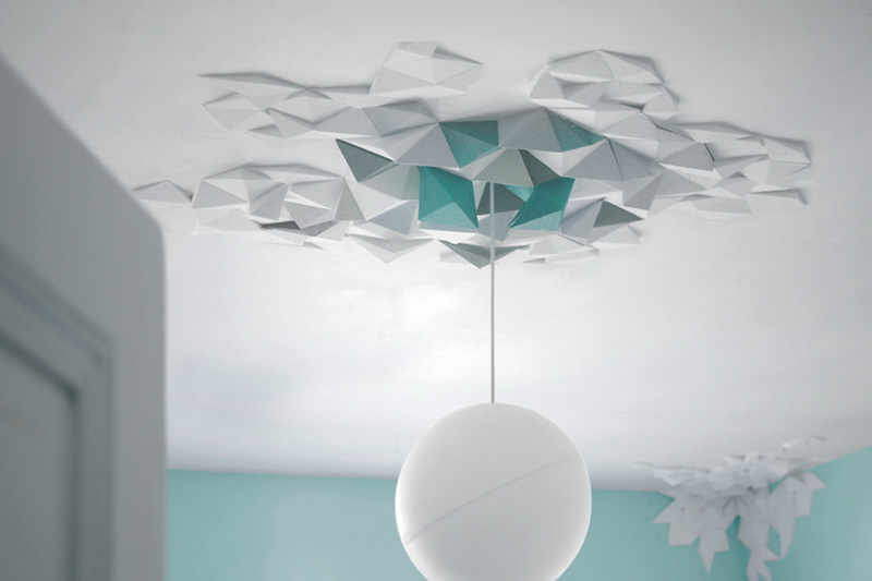 DIY ceiling roses with a contemporary geometric twist - The Interiors ...