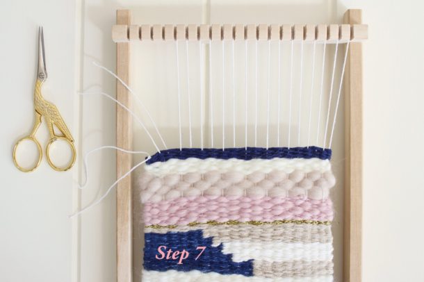 Weaving tutorial: create your own wall hanging - The Interiors Addict