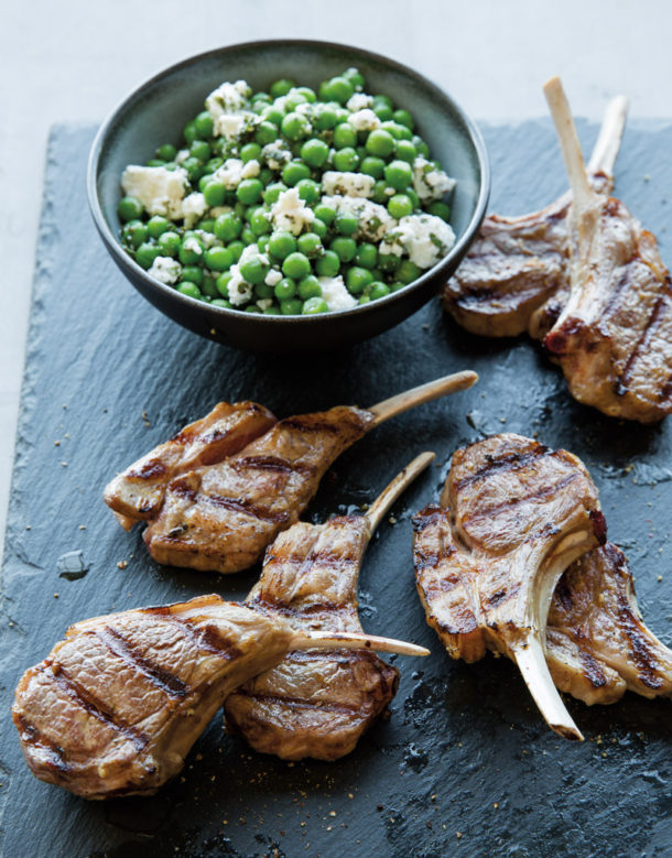 Foodie Friday: Spring Lamb Chops with Pea, Feta & Mint Salad - The ...