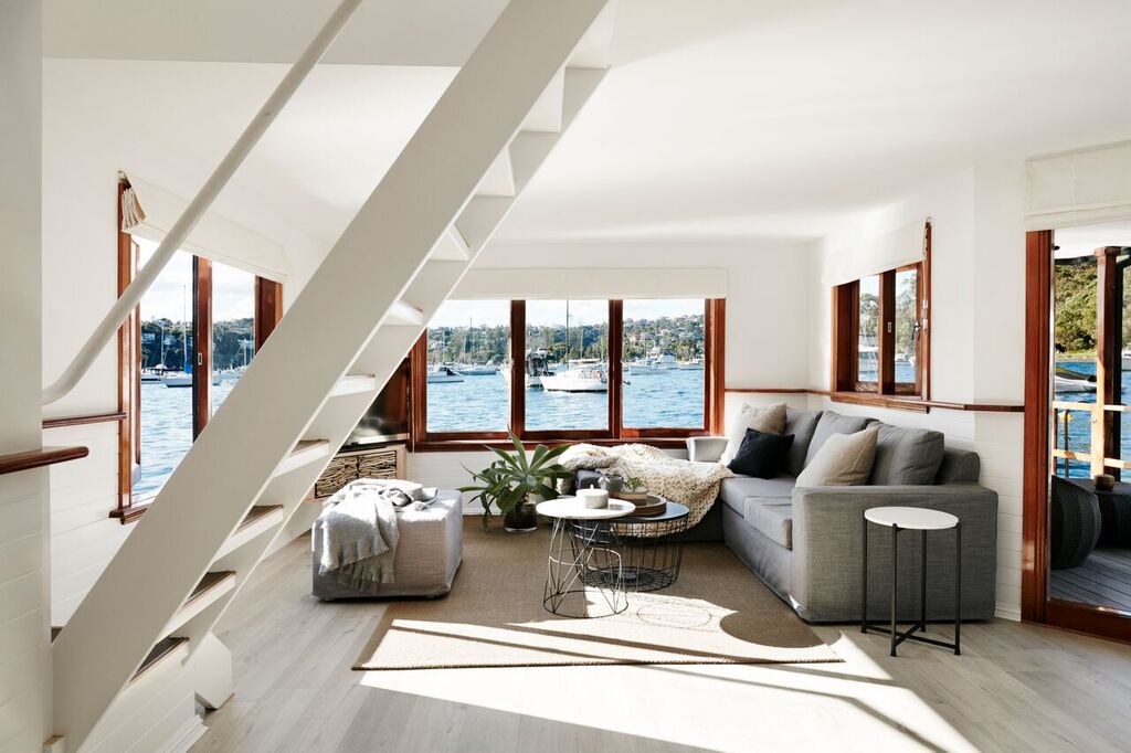 Two-storey houseboat on the harbour gets a stylish makeover - The ...