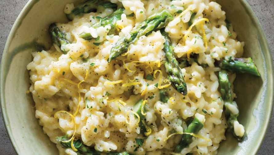 Foodie Friday: Creamy lemon risotto with asparagus - The Interiors Addict