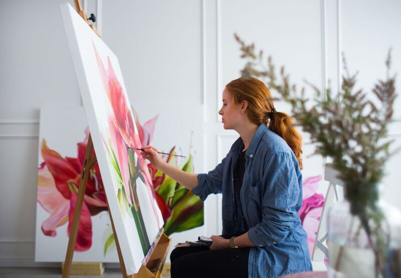 For the love of flowers: From fashion designer to artist - The ...