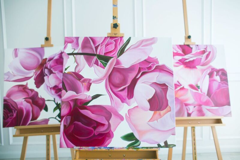 For the love of flowers: From fashion designer to artist - The ...