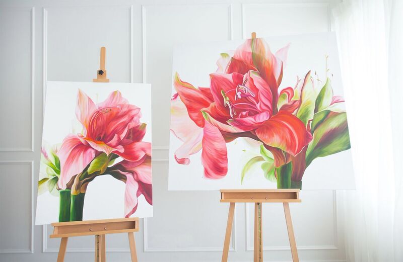 For the love of flowers: From fashion designer to artist - The ...