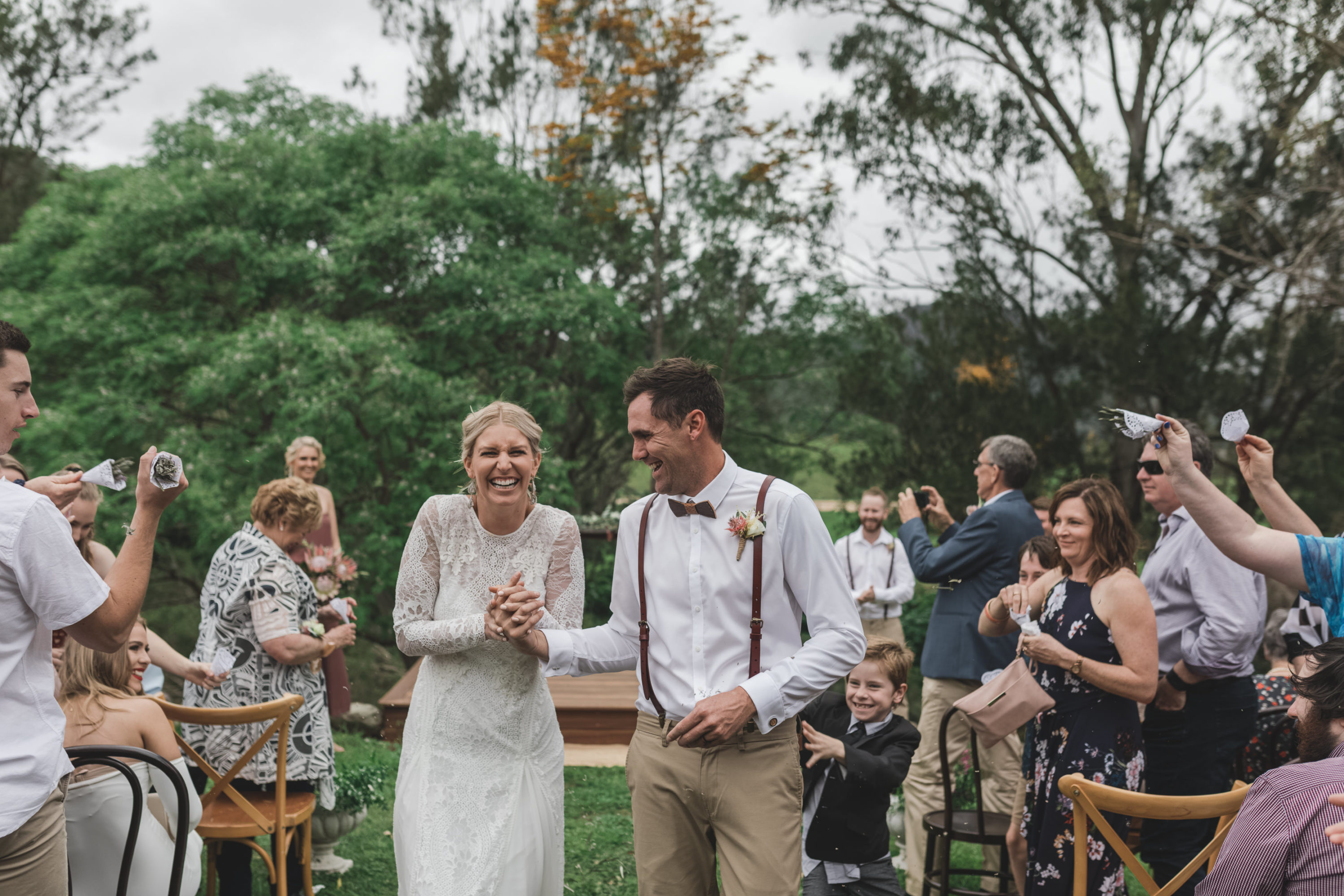 3 years of landscaping to get married in acreage back yard - The ...