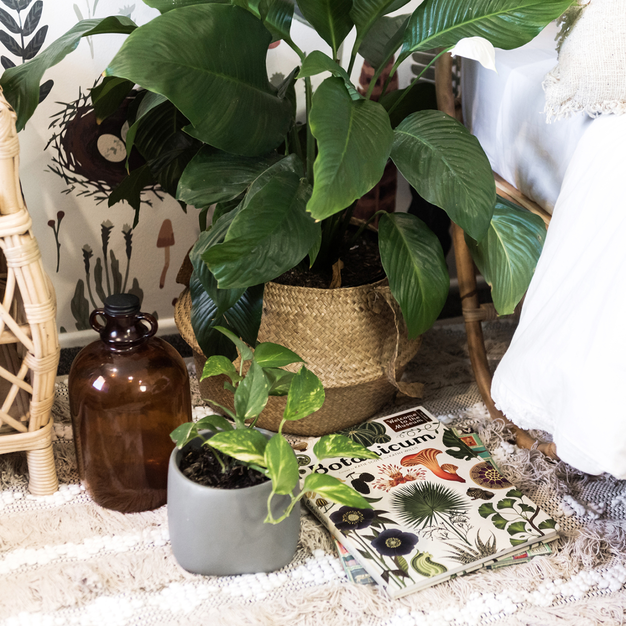 Botanical bedroom for a nature-loving tween - The Interiors Addict