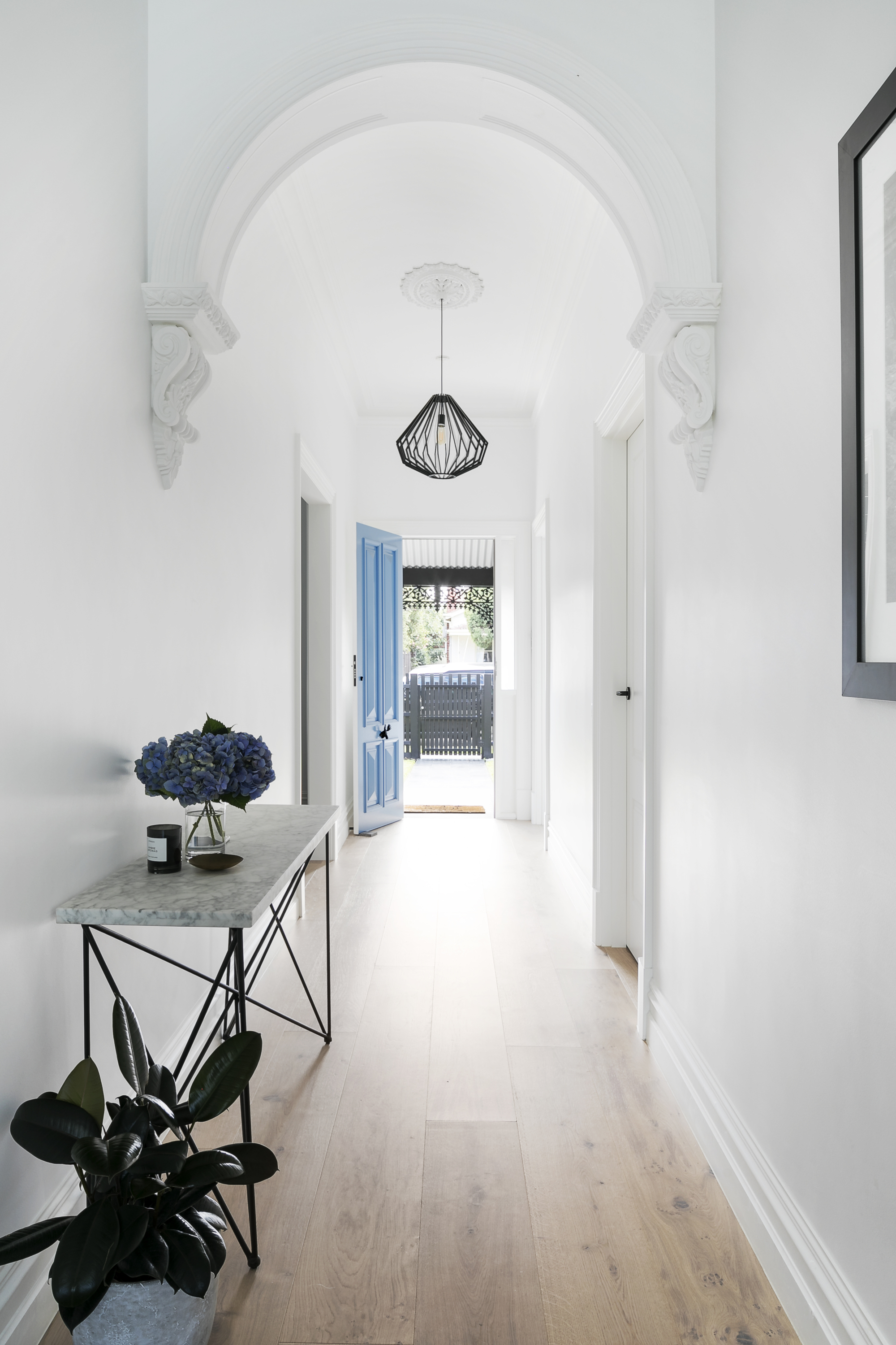 Real reno: Pops of blue star in this Melbourne home - The Interiors Addict