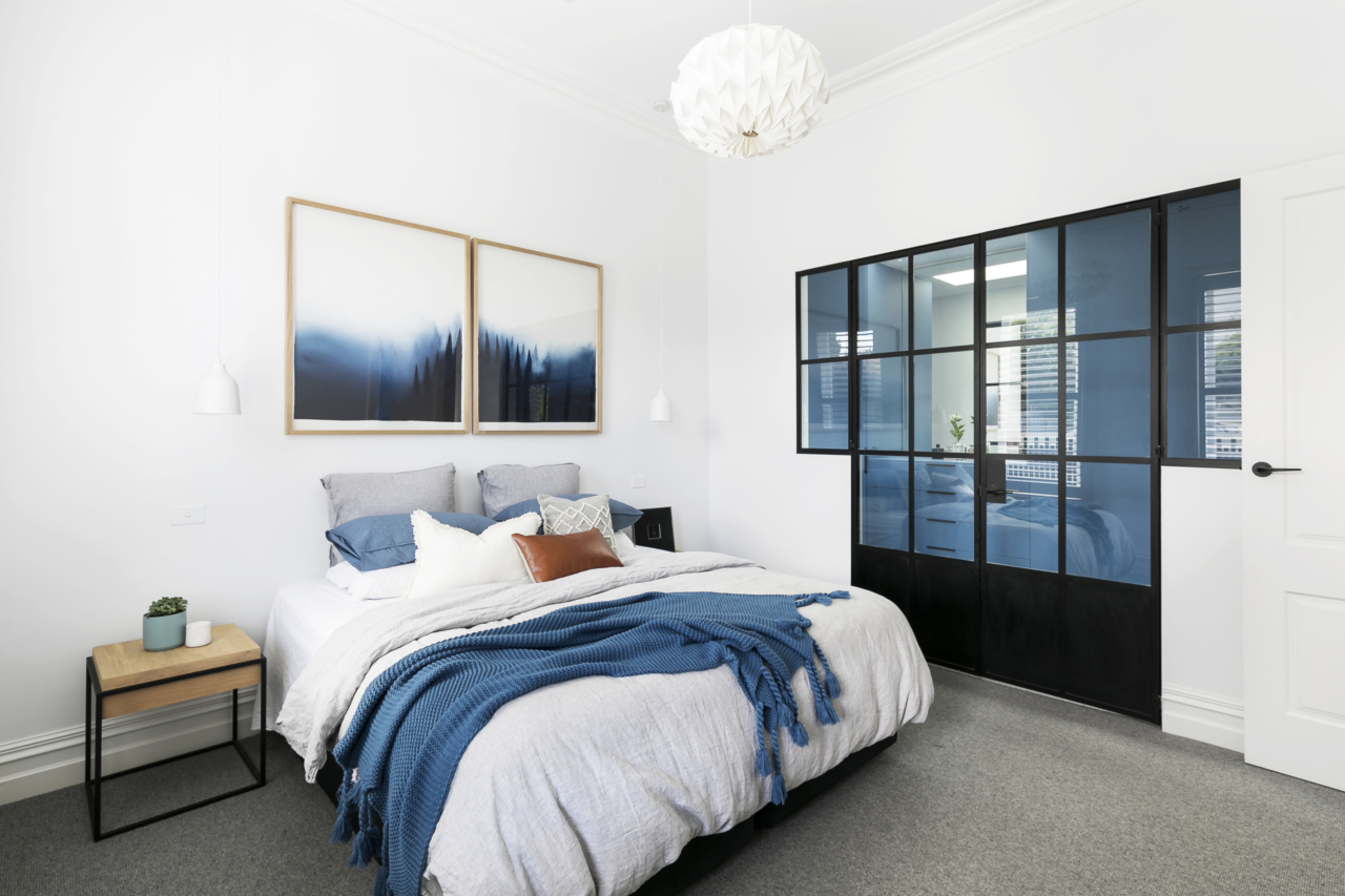 Real reno: Pops of blue star in this Melbourne home - The Interiors Addict