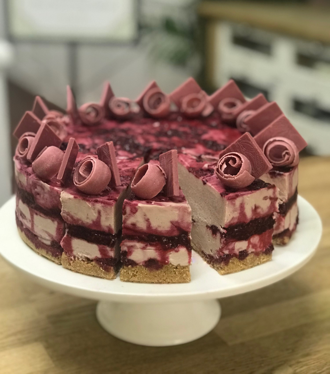 Foodie Friday: Ruby chocolate and raspberry cheesecake - The Interiors ...
