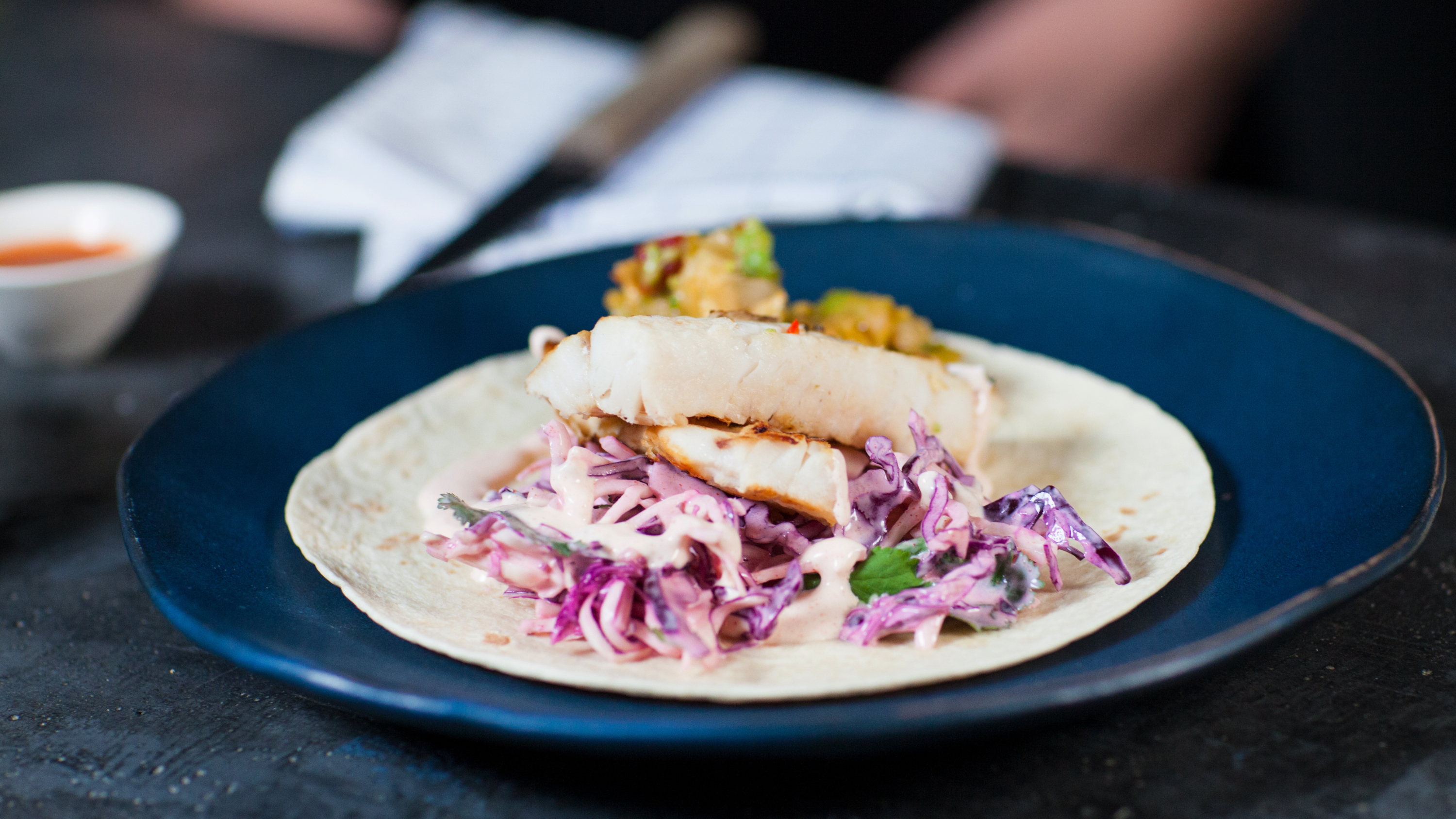Foodie Friday: Hoki fish with chipotle coleslaw - The Interiors Addict