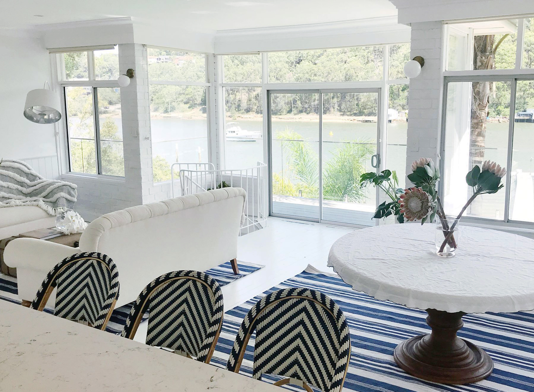 Designer's river house offers family a new lifestyle - The Interiors Addict