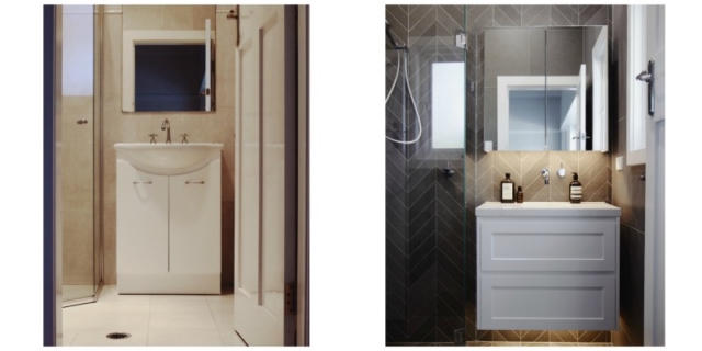 Real reno: Bathrooms transformed with style & function - The Interiors ...