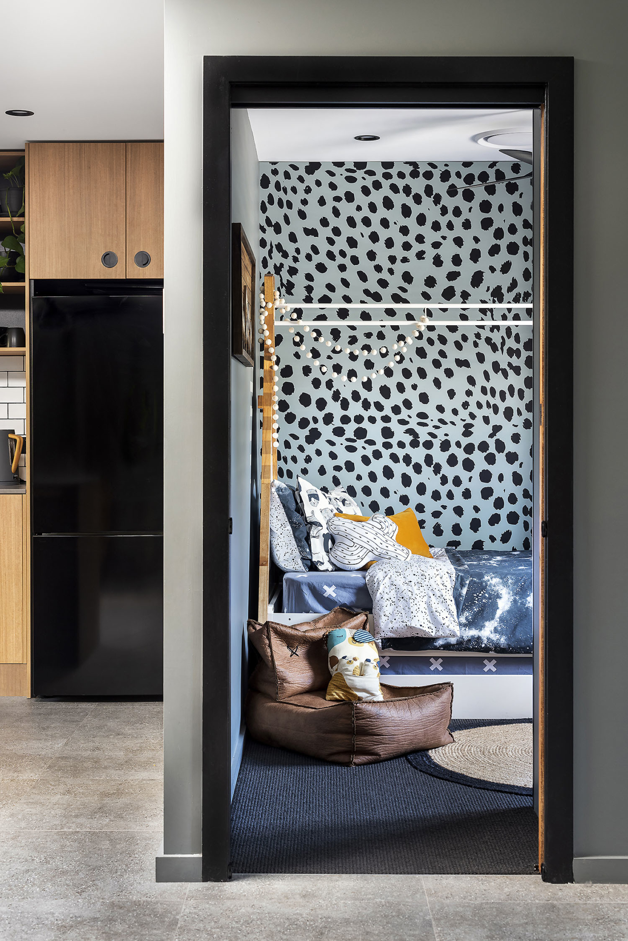 Before & after: Stylist's moody monochrome cottage reno - The Interiors ...