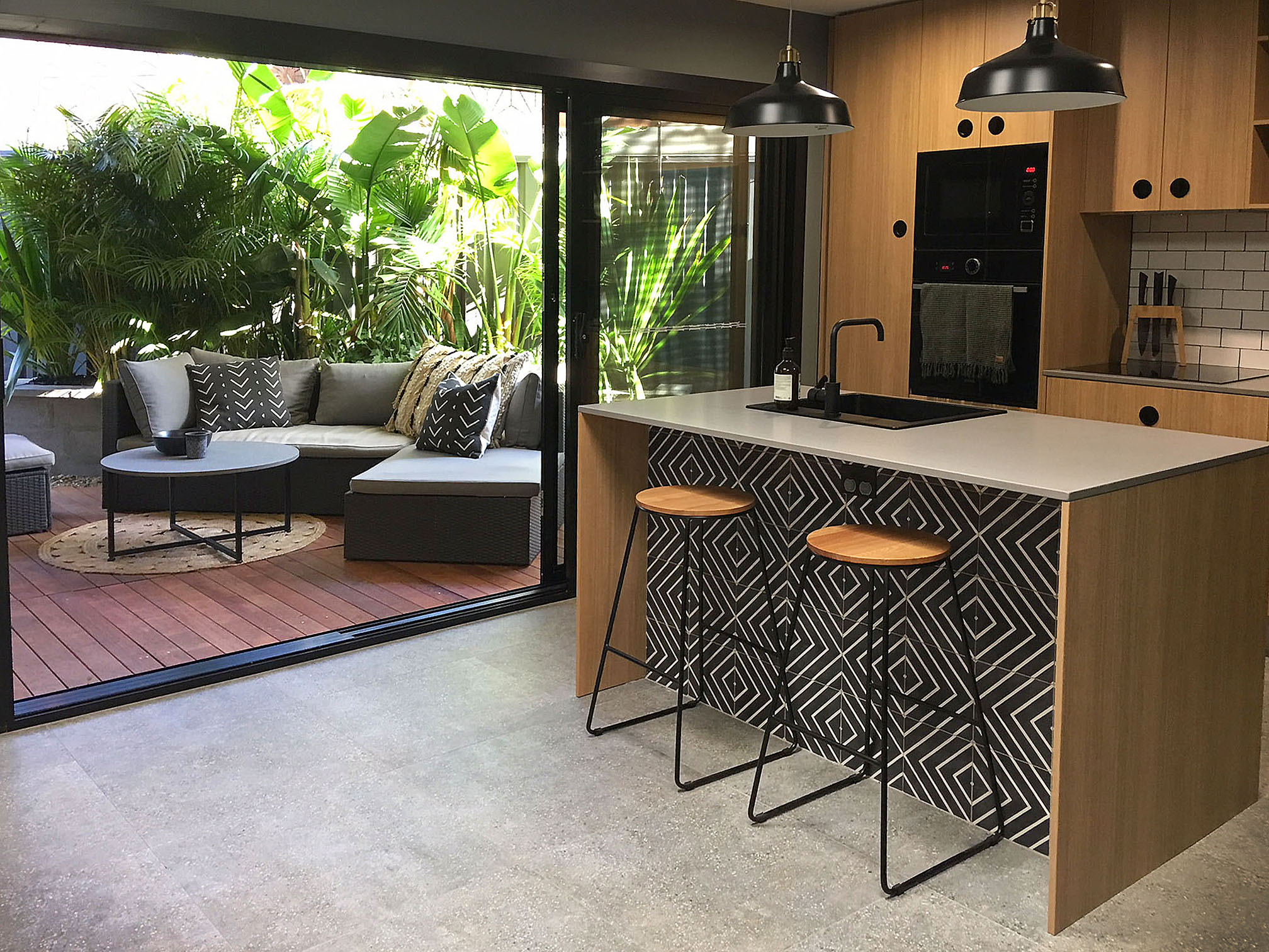 Before & after: Stylist's moody monochrome cottage reno - The Interiors ...