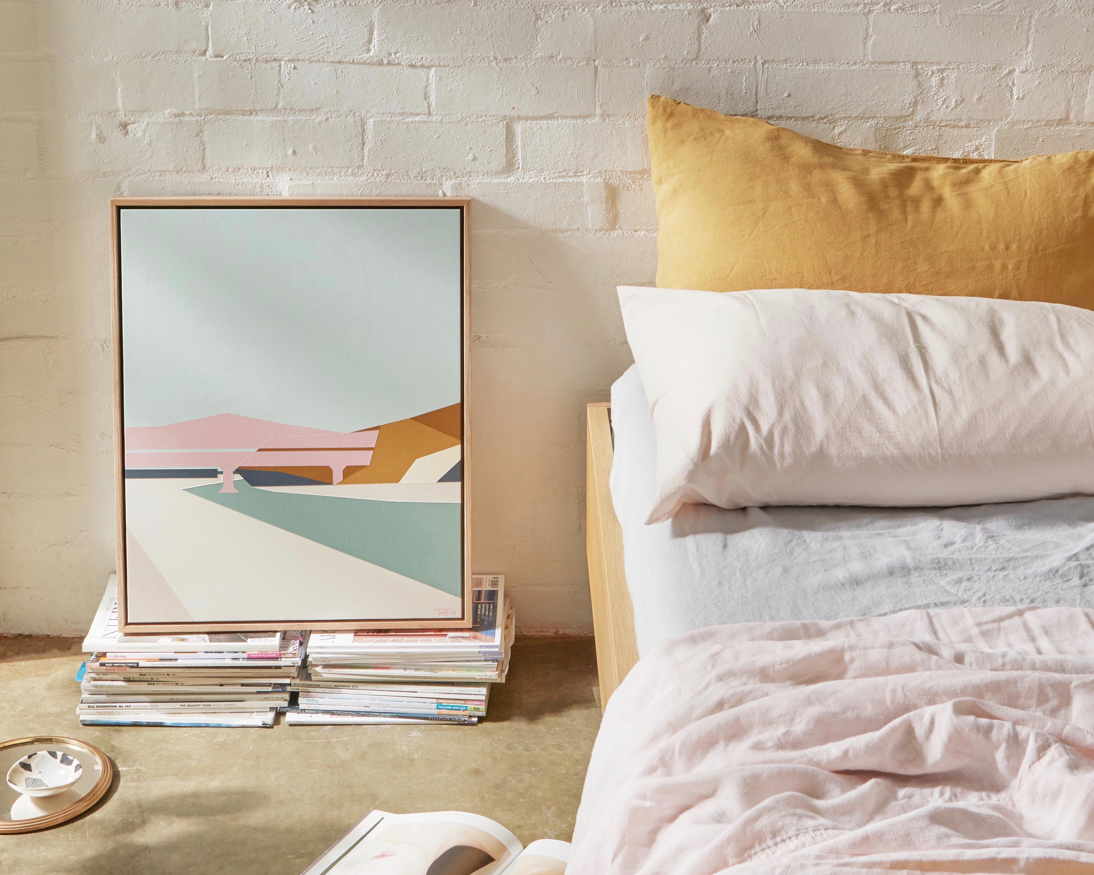 Emerging artist Tim Freeman's minimalist seascapes - The Interiors Addict