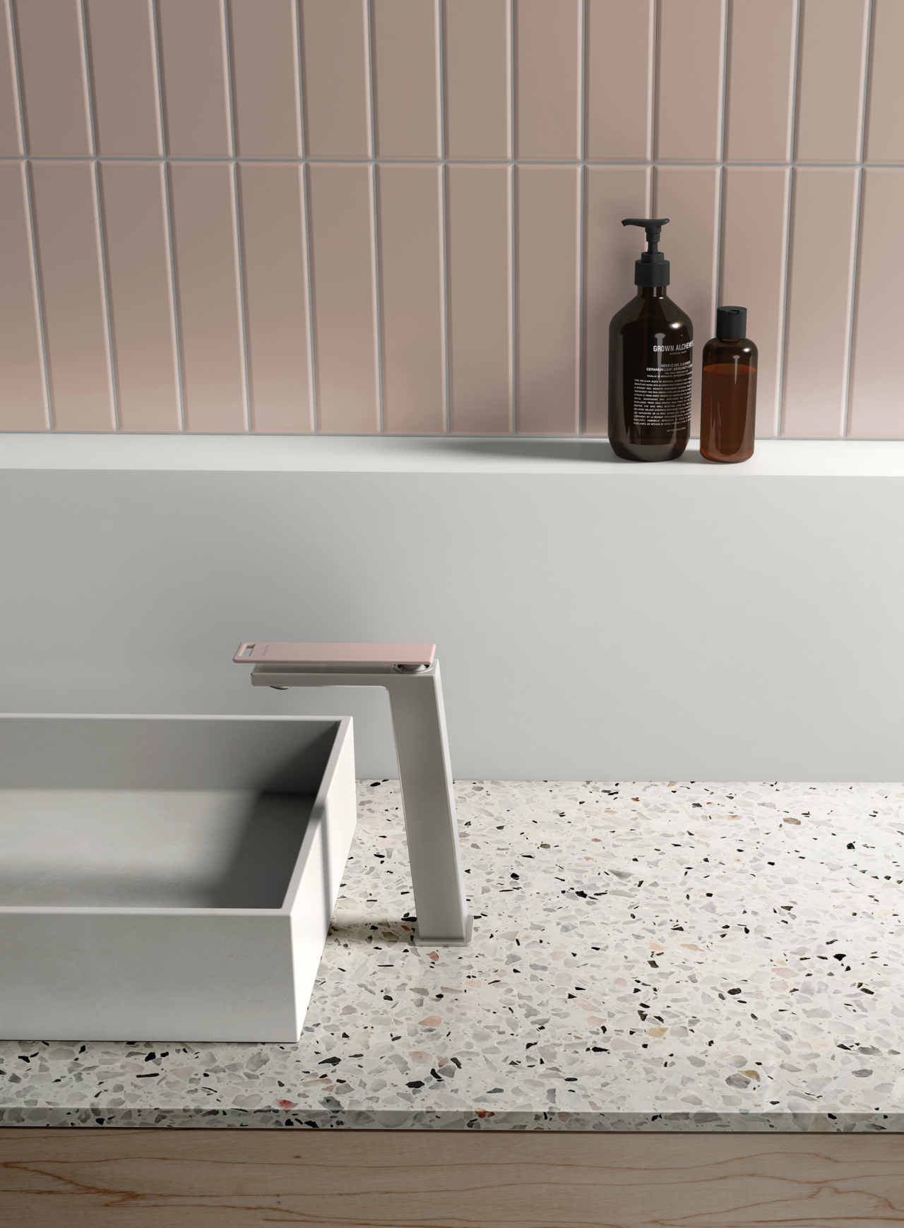 New affordable mix & match pastel bathroom tapware - The Interiors Addict