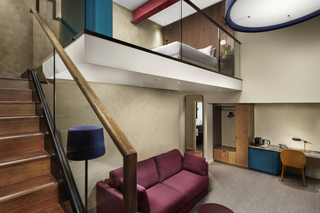 Melbourne hotel penthouse transformed into 7 loft rooms - The Interiors ...