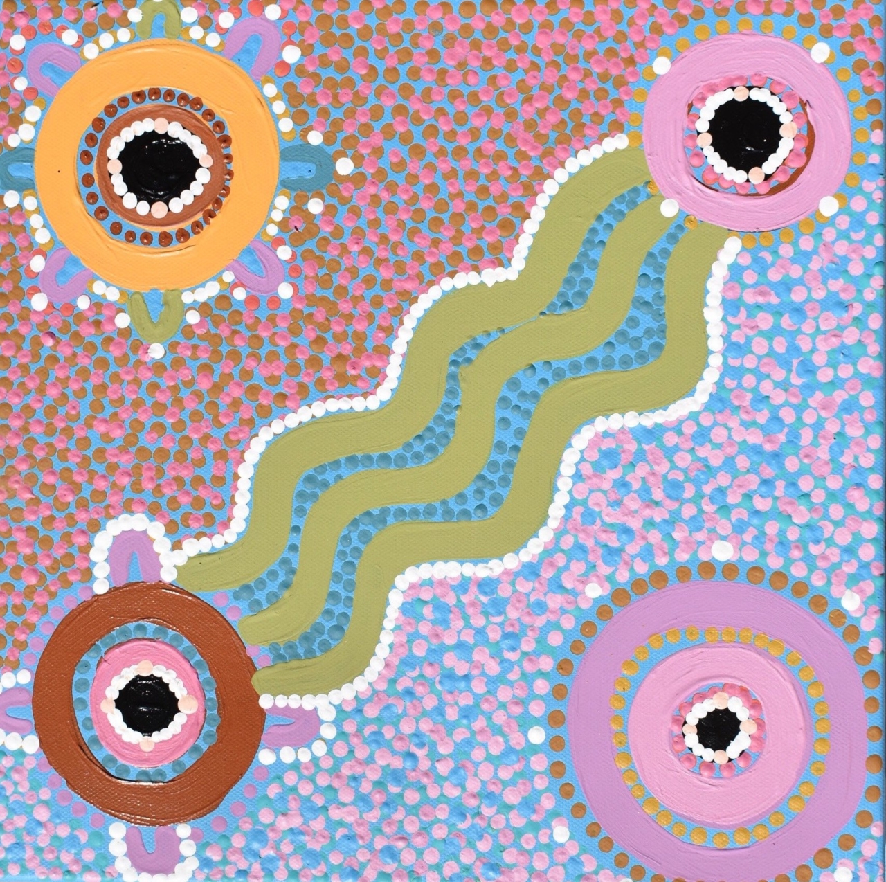 Contemporary Indigenous Australian art: Natalie Jade - The Interiors Addict