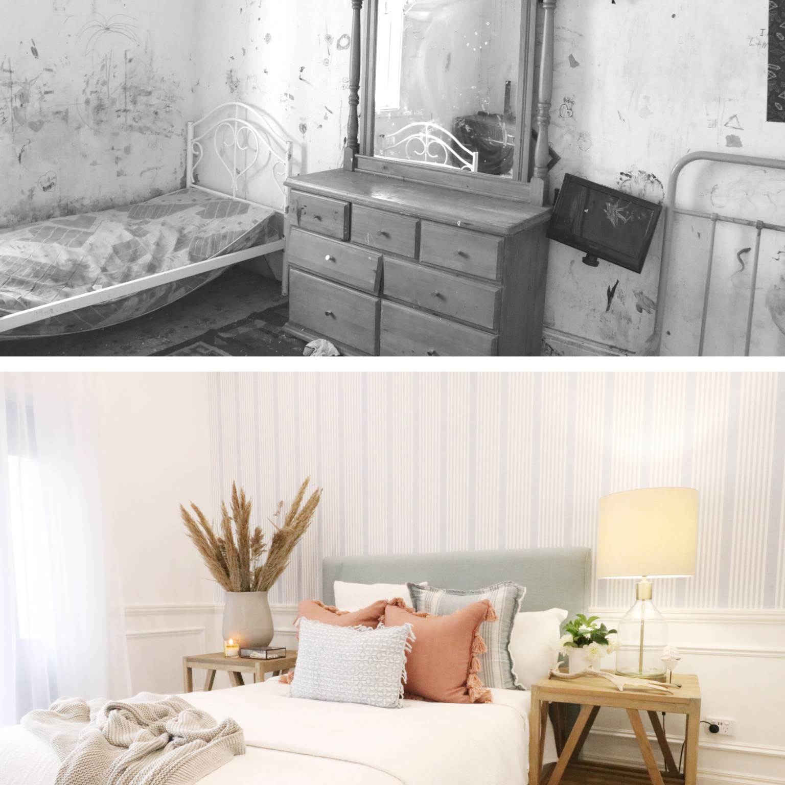 Depressing kids' room becomes nurturing, dreamy space. - The Interiors ...