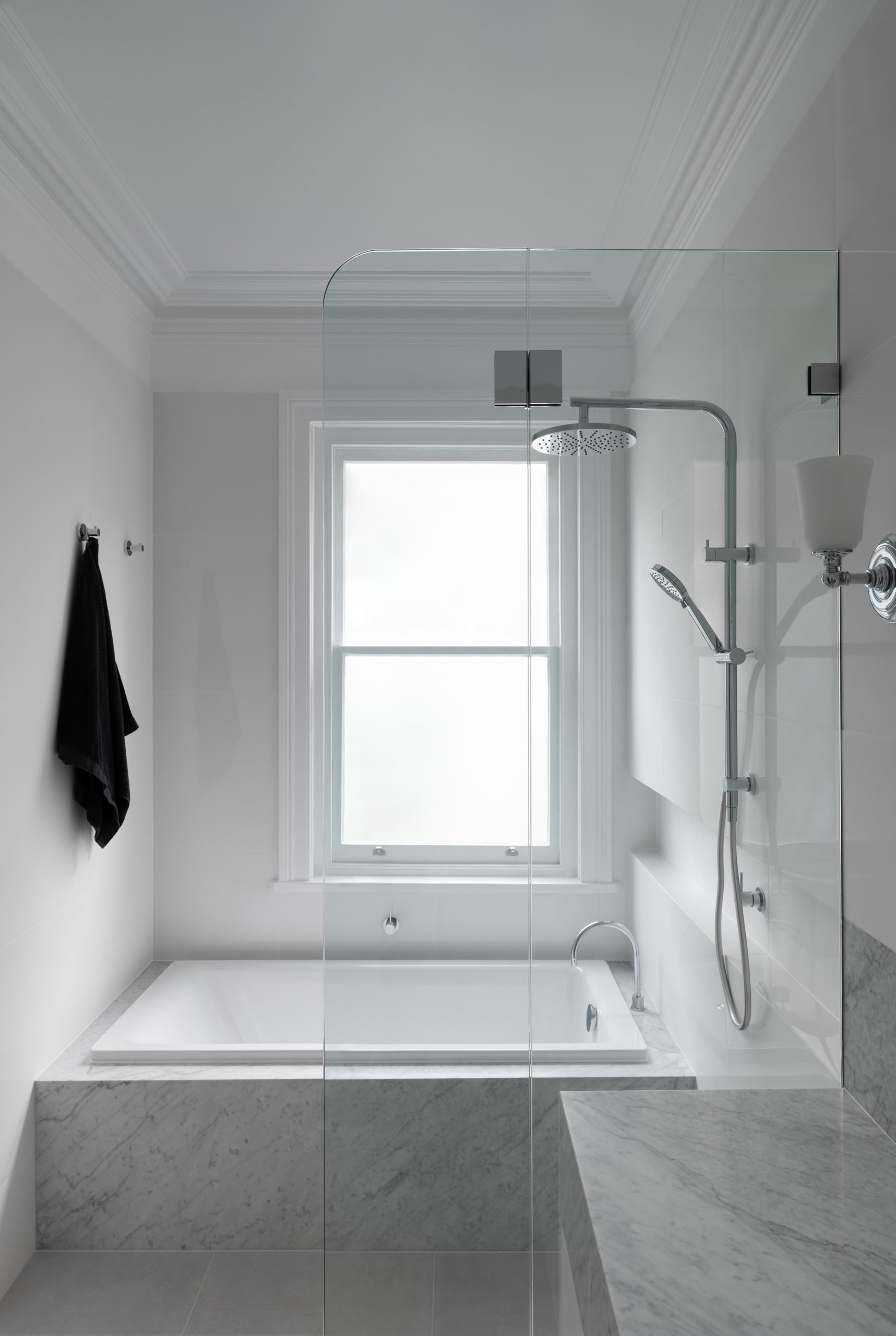 Bathroom transformation: elegant update of a tired 1980s layout - The ...