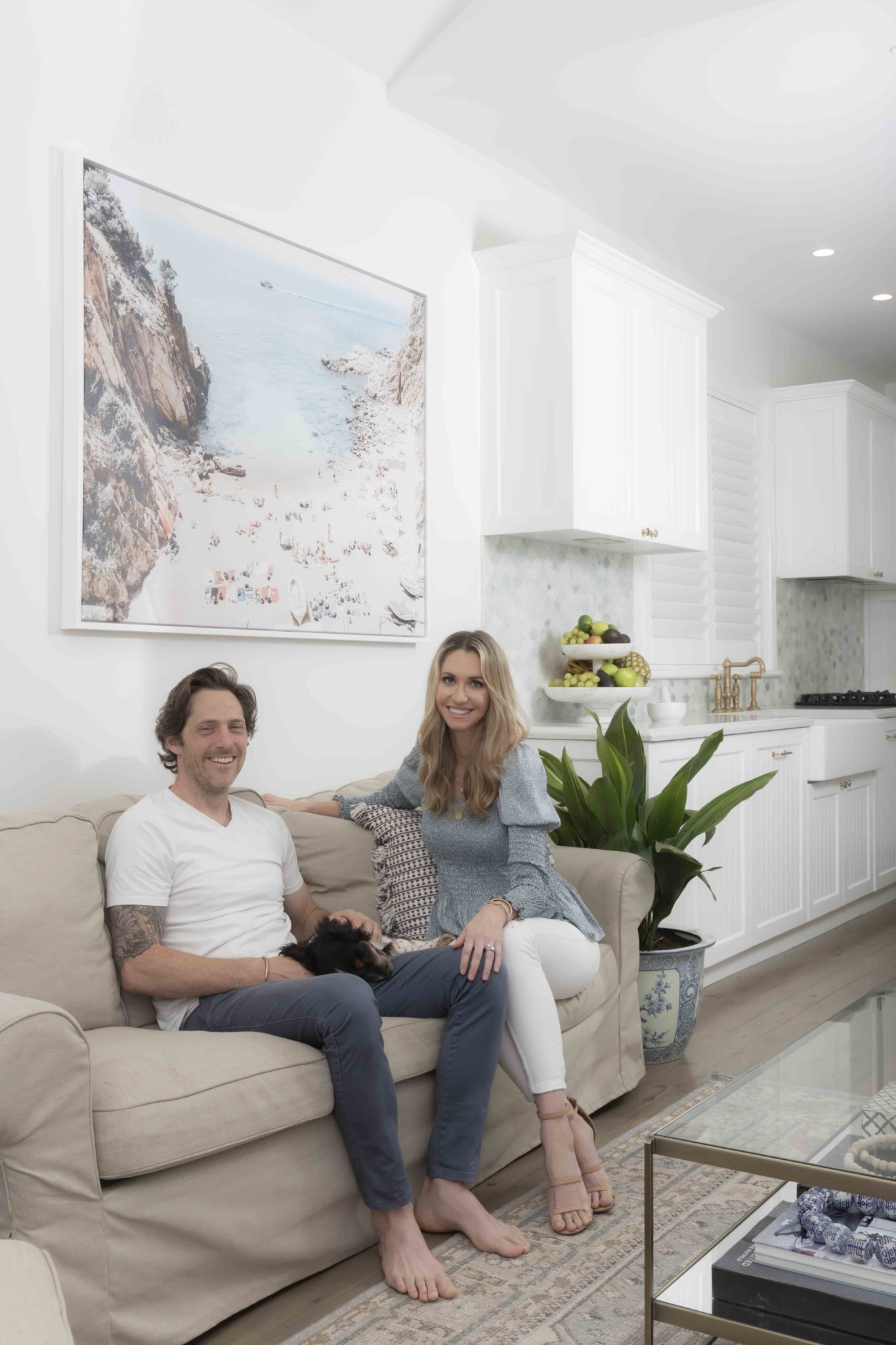 Charlie Albone and Juliet Love share a first look at their new home ...