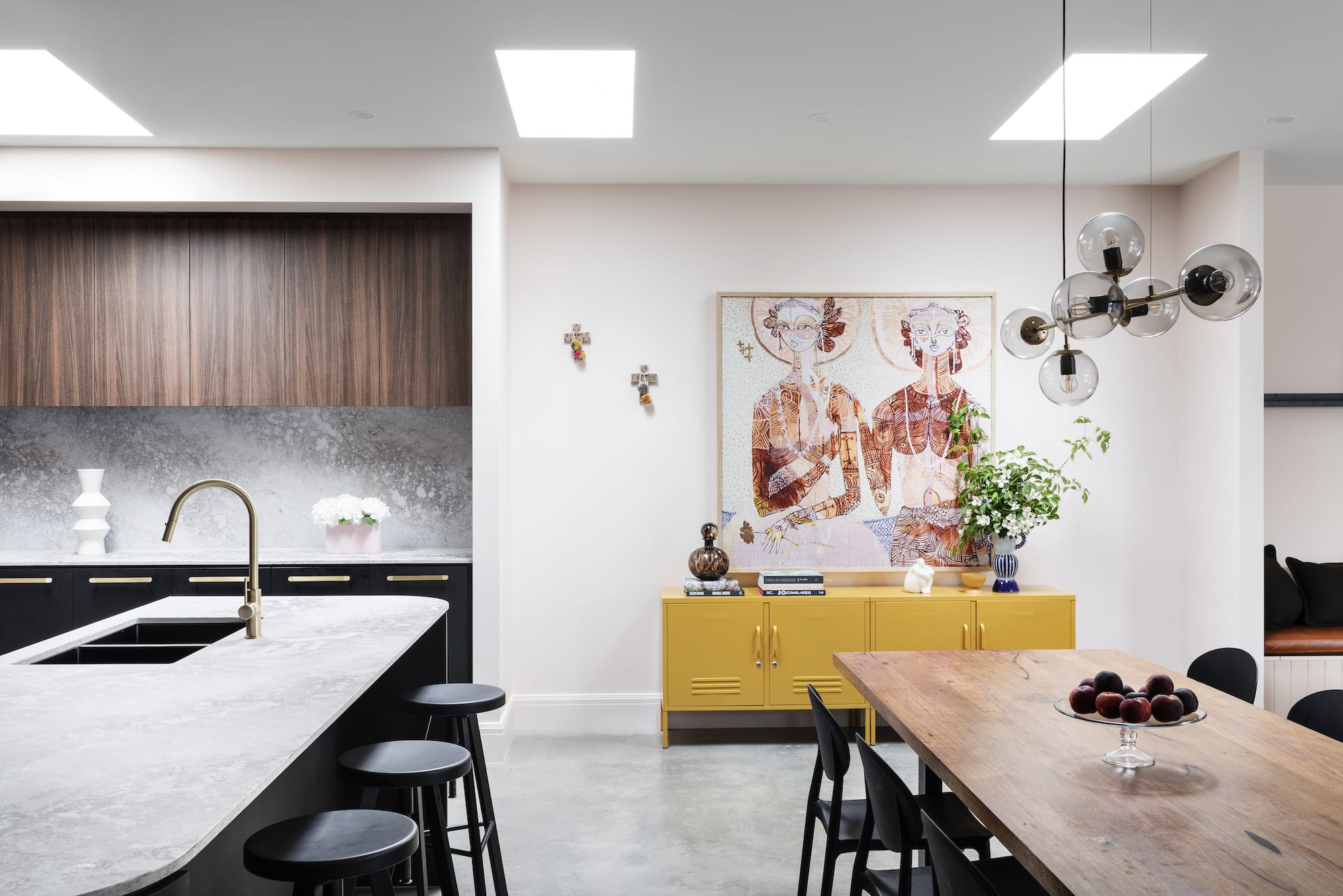 Art Deco Melbourne home renovation a colourful blend of old and new ...