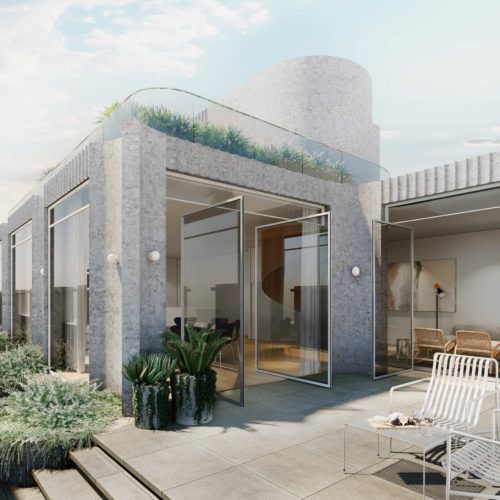 Charming brick semi with day spa-inspired extension out the back - The ...