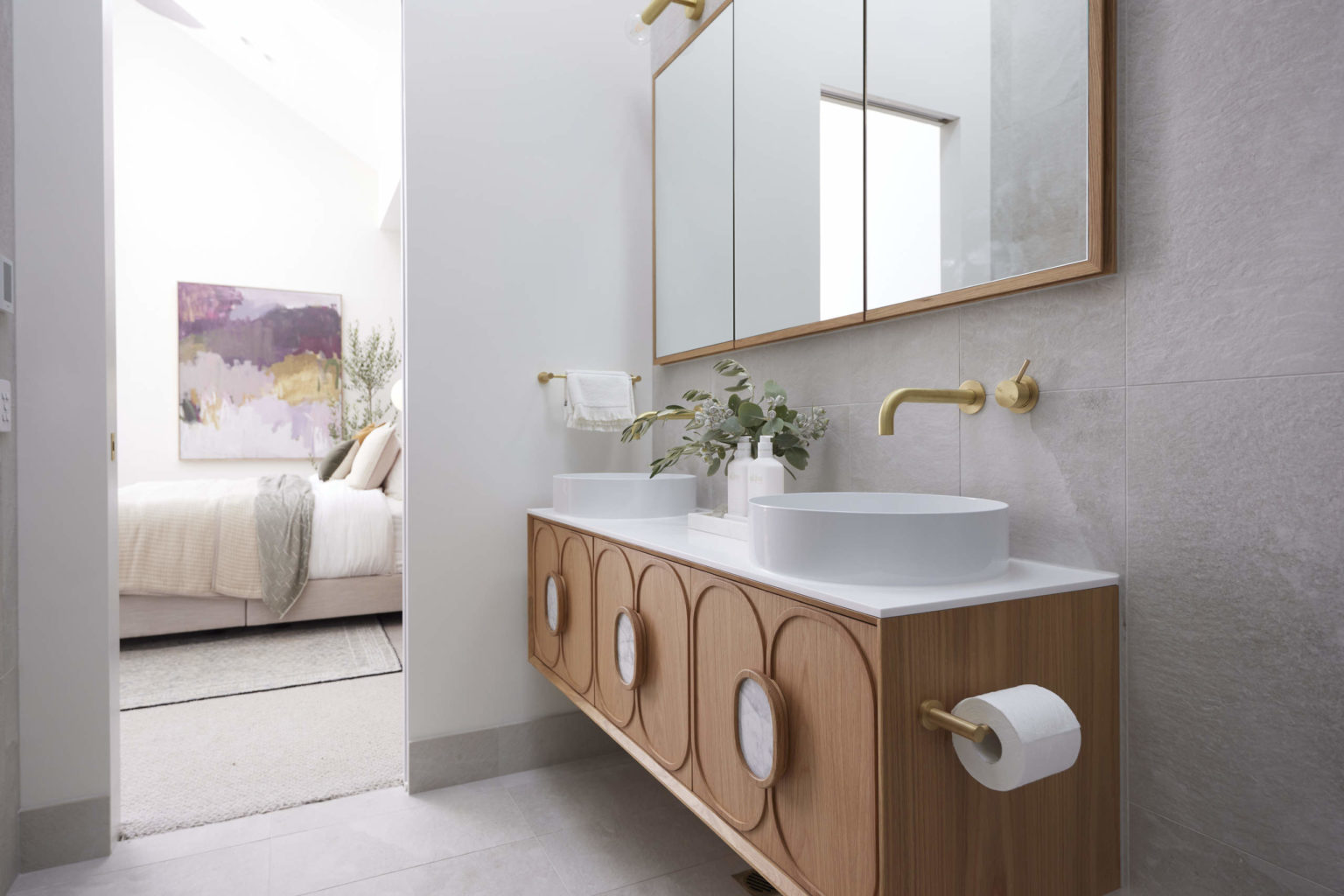The Block 2021 room reveals: master ensuite - The Interiors Addict