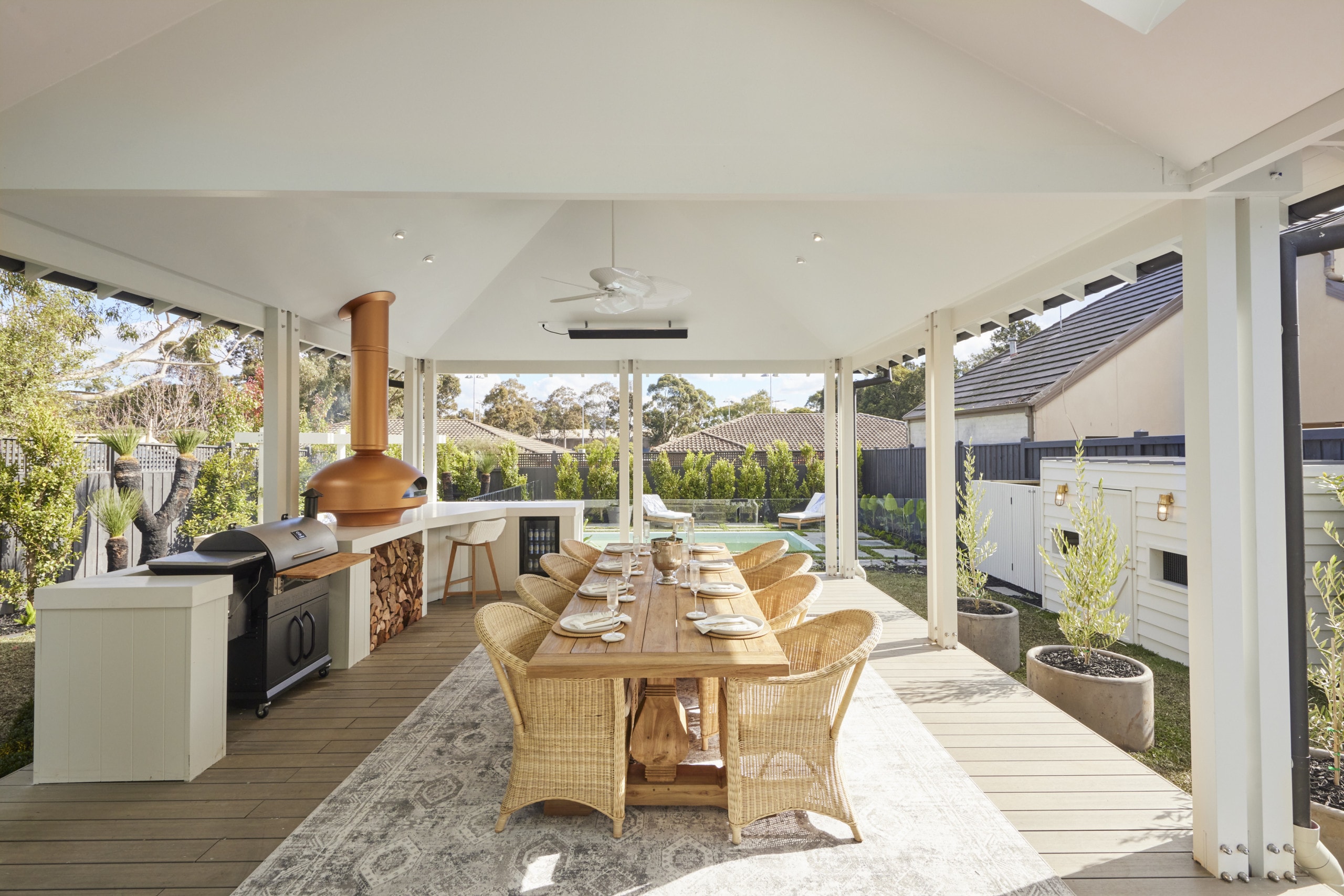 The Block 2021 reveals: back yards and pools - The Interiors Addict