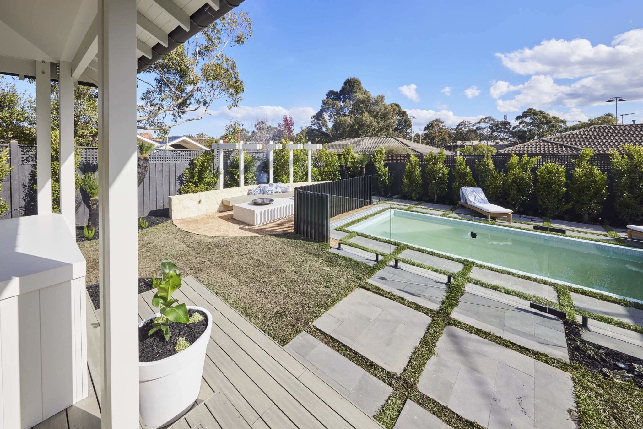 The Block 2021 reveals: back yards and pools - The Interiors Addict