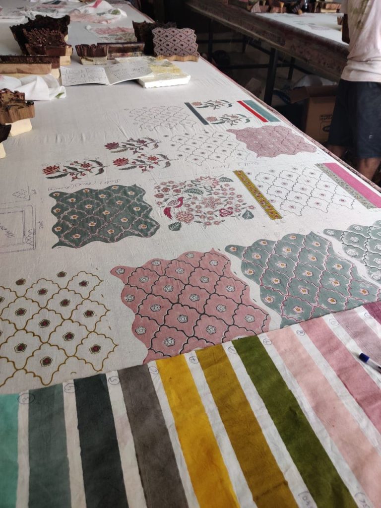 How to: Make a hand block printed quilt - The Interiors Addict