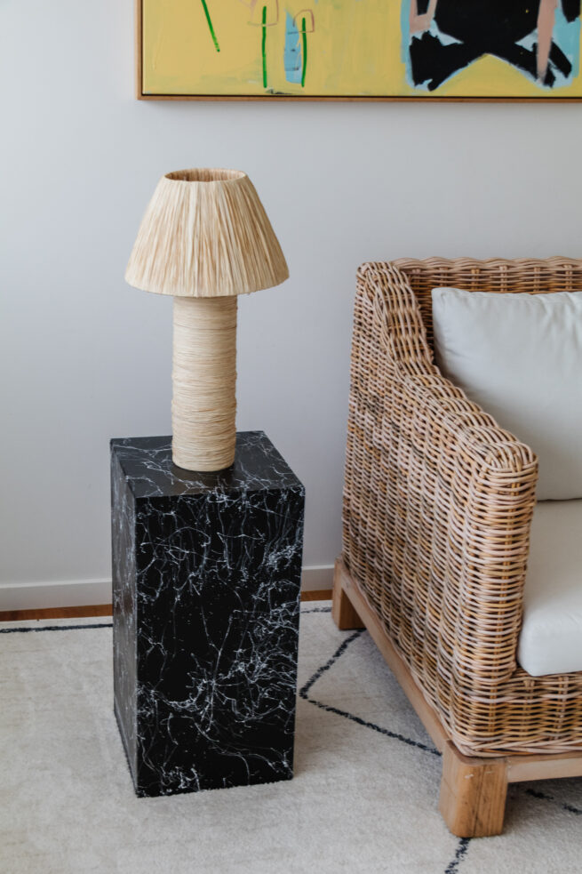 DIY: How to build your own marble effect plinth - The Interiors Addict