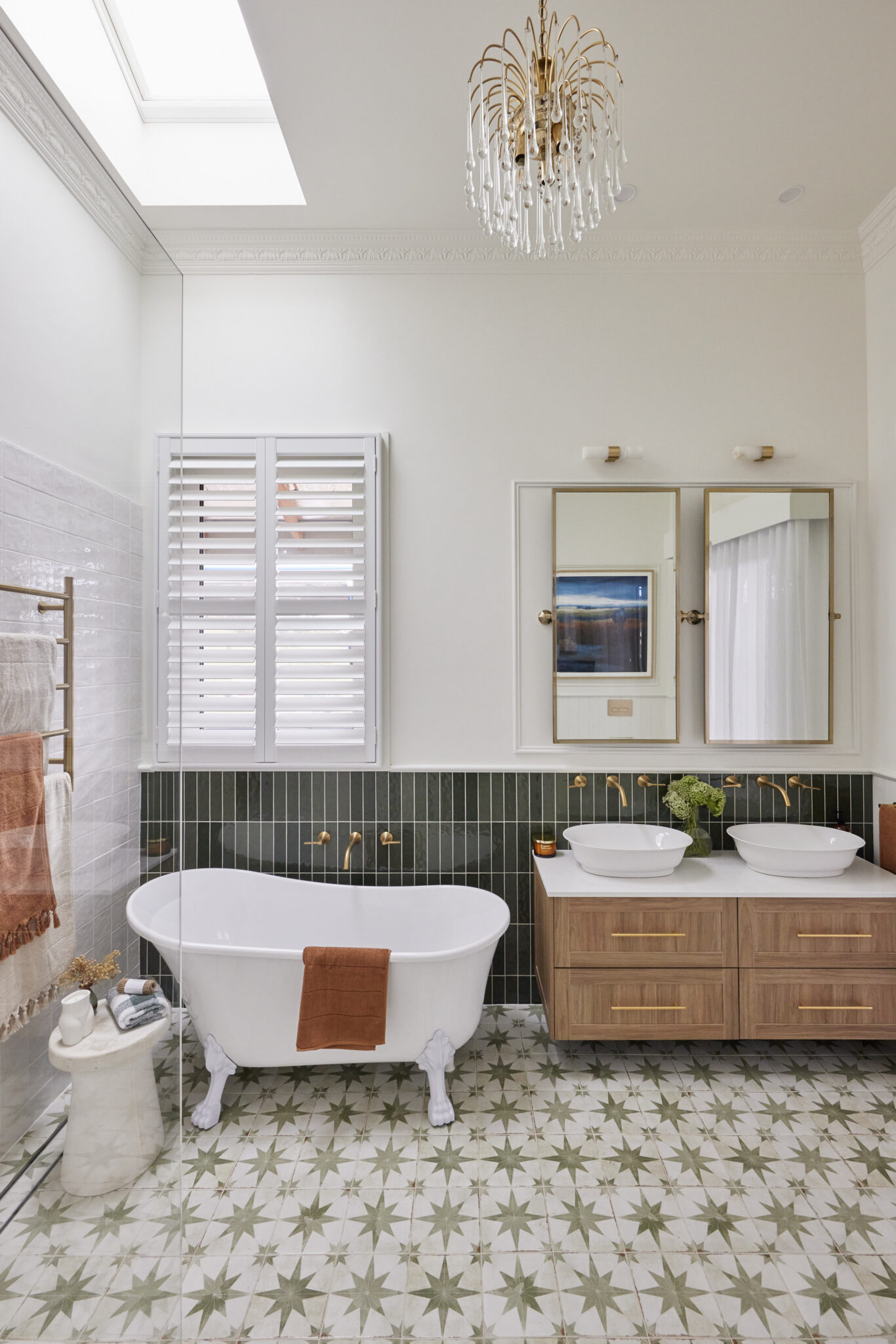 Master ensuite reveals: The Block tree change 2022 - The Interiors Addict