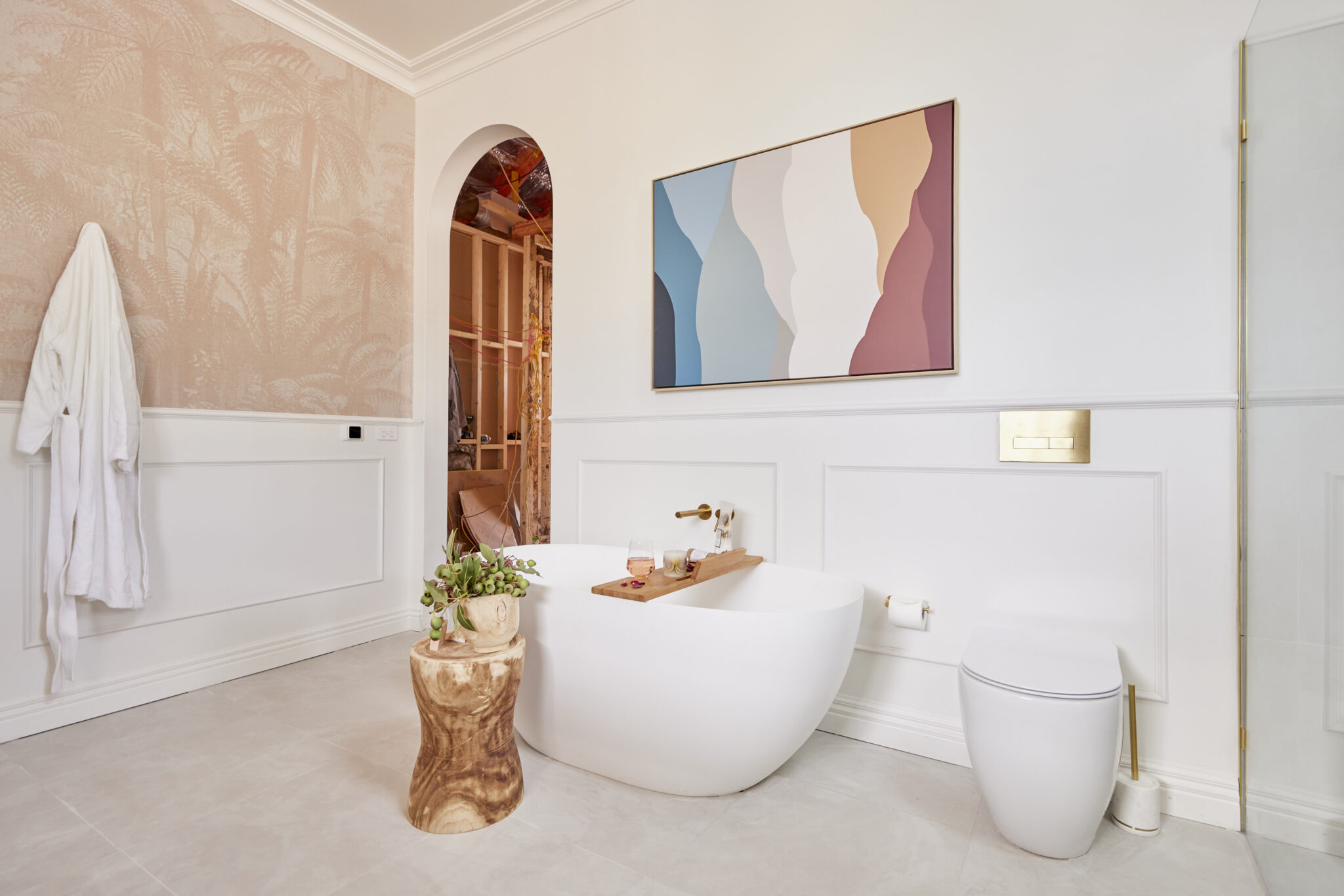 Master ensuite reveals: The Block tree change 2022 - The Interiors Addict