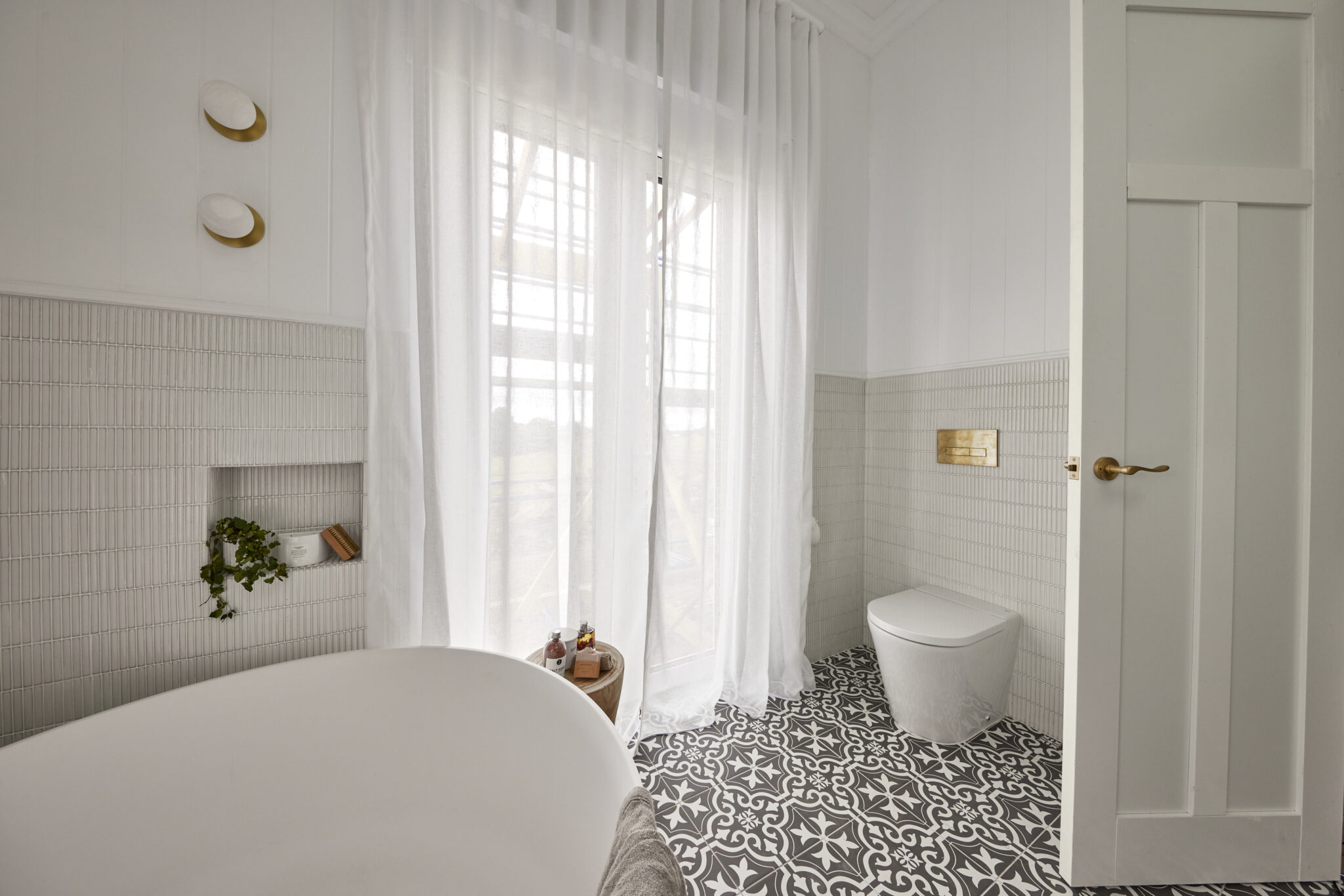 Master ensuite reveals: The Block tree change 2022 - The Interiors Addict