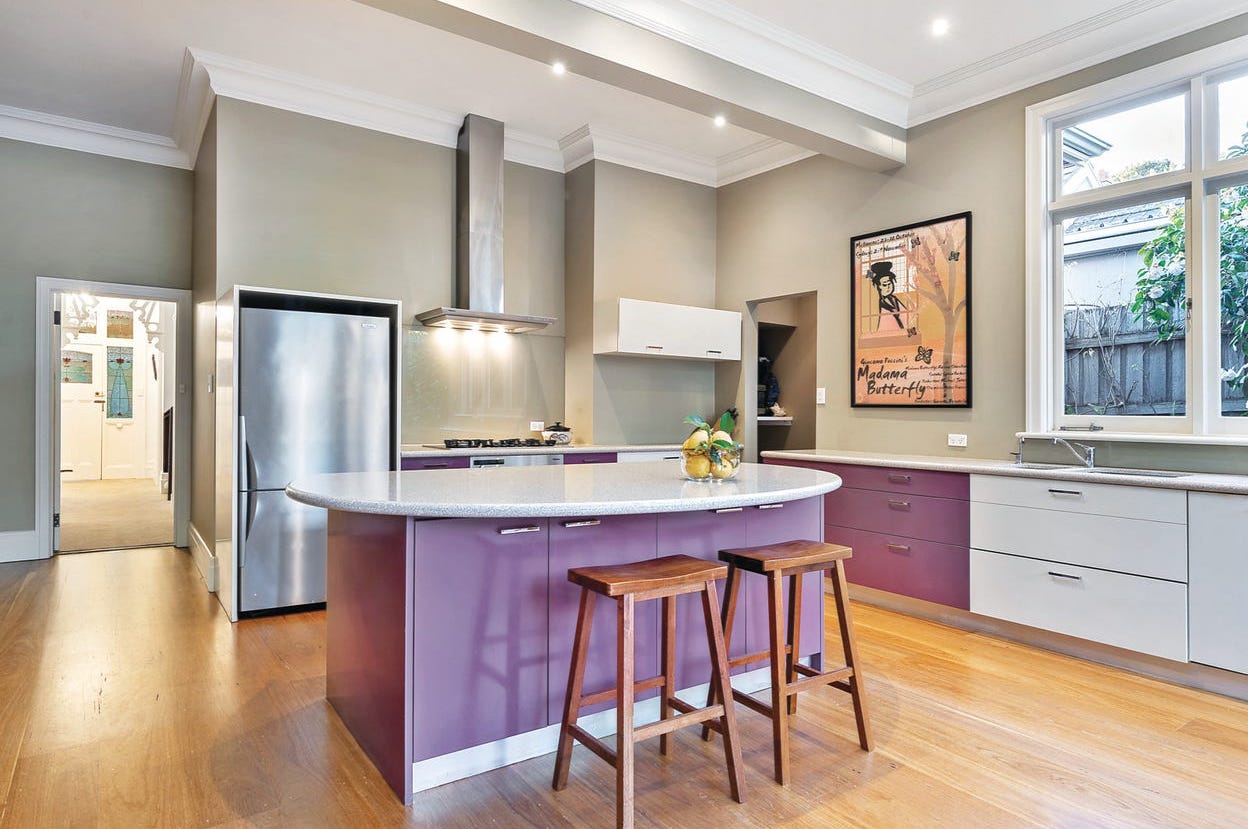 Integrated meals table makes the most of the kitchen island bench - The ...