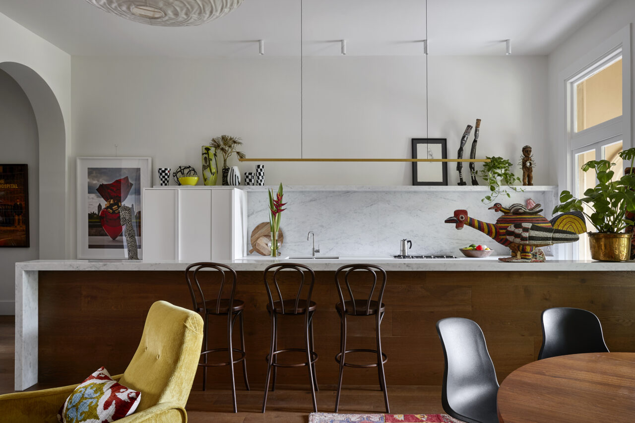 Bohemian spirit infused in art-filled St Kilda apartment reno - The ...