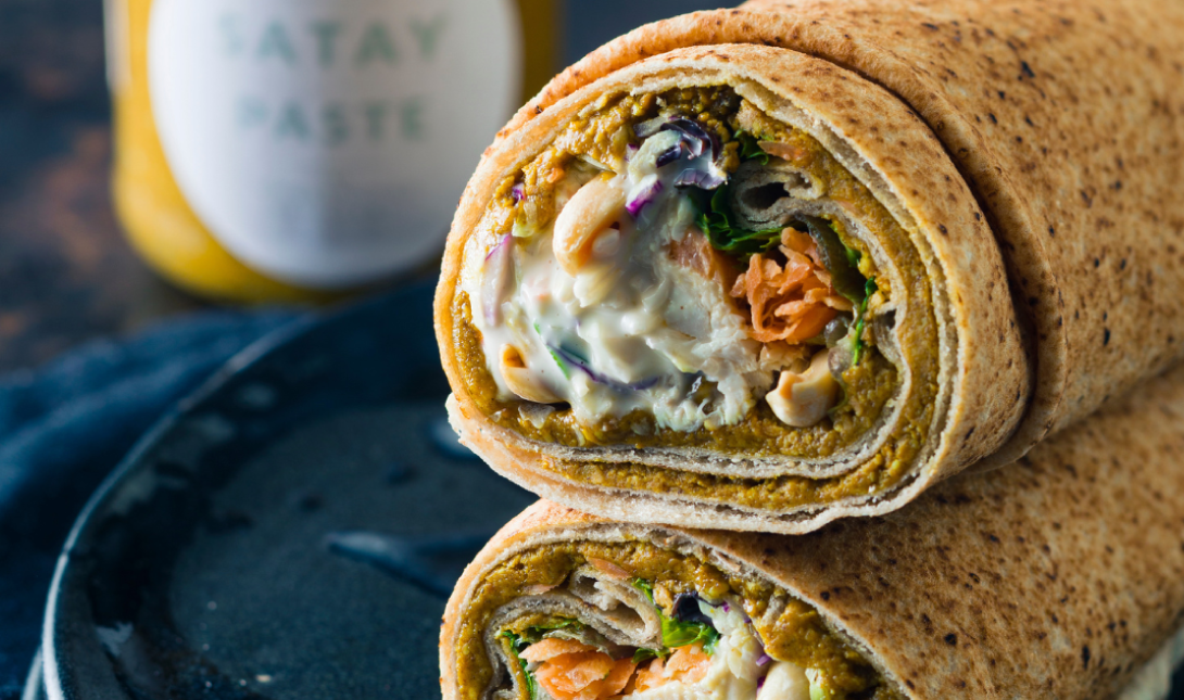 Foodie Friday: An easy satay chicken wrap - The Interiors Addict