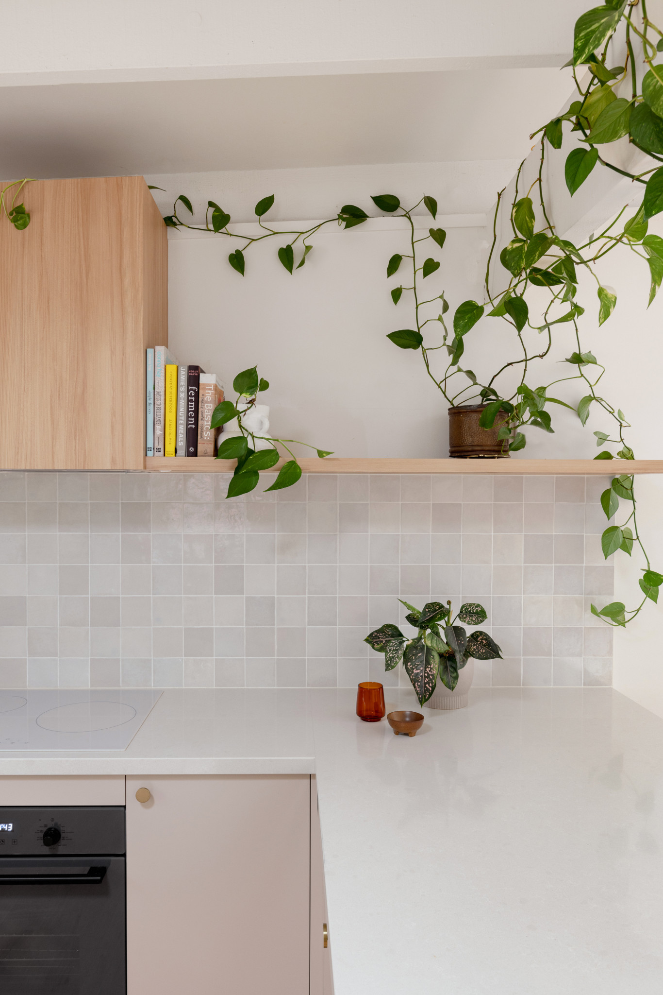 Seventies home given sympathetic nude pink kitchen & laundry reno - The ...