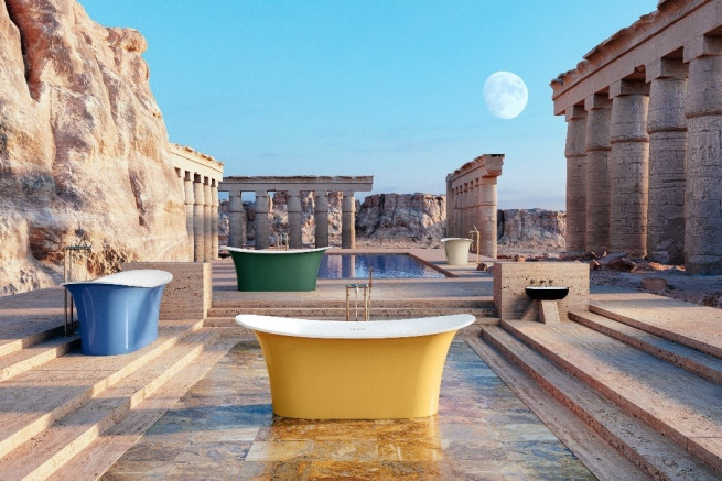 Australian bathroom trends: Coloured baths, basins & more! - The ...