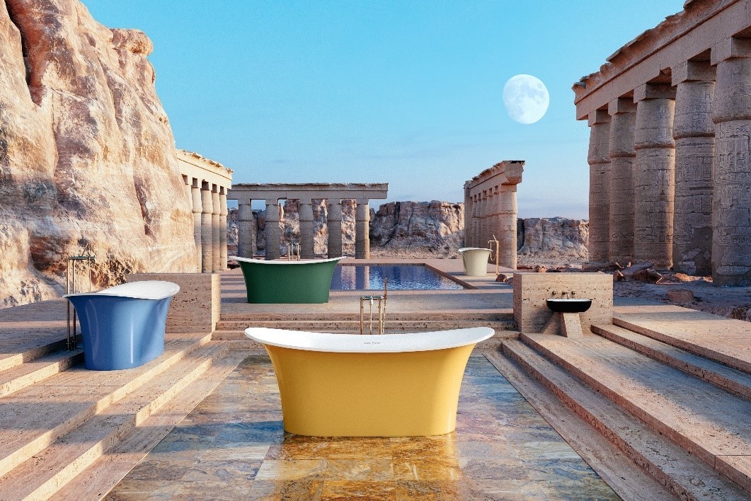 Australian bathroom trends: Coloured baths, basins & more! - The ...