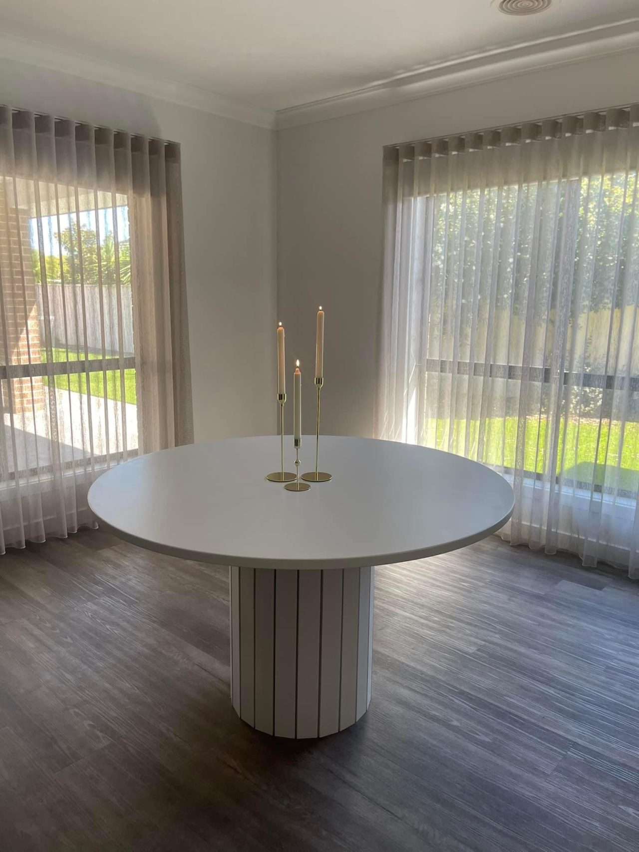 DIY designer look table made from a $50 Marketplace find - The ...
