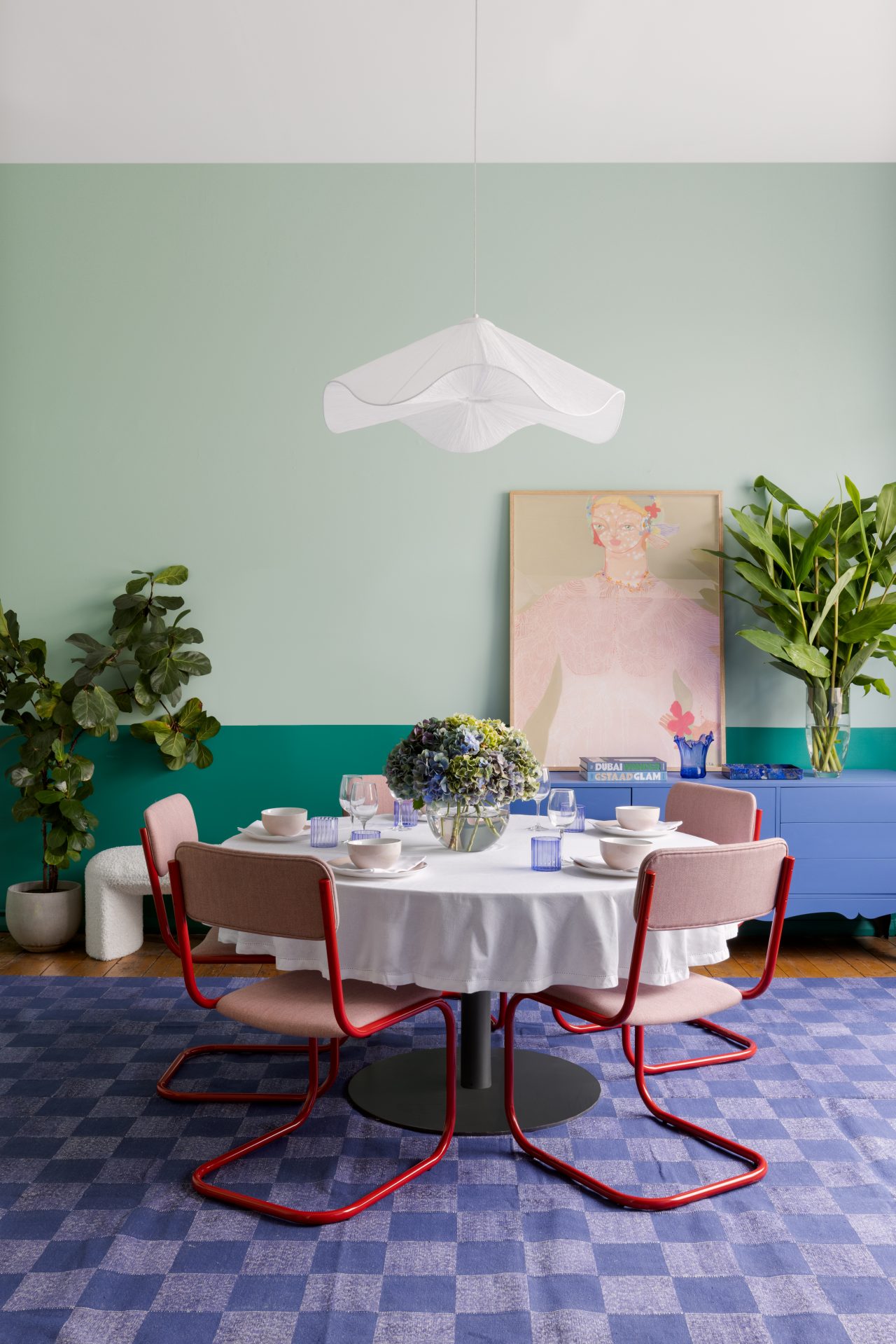 A playful and exciting revamp for a mundane dining room - The Interiors ...